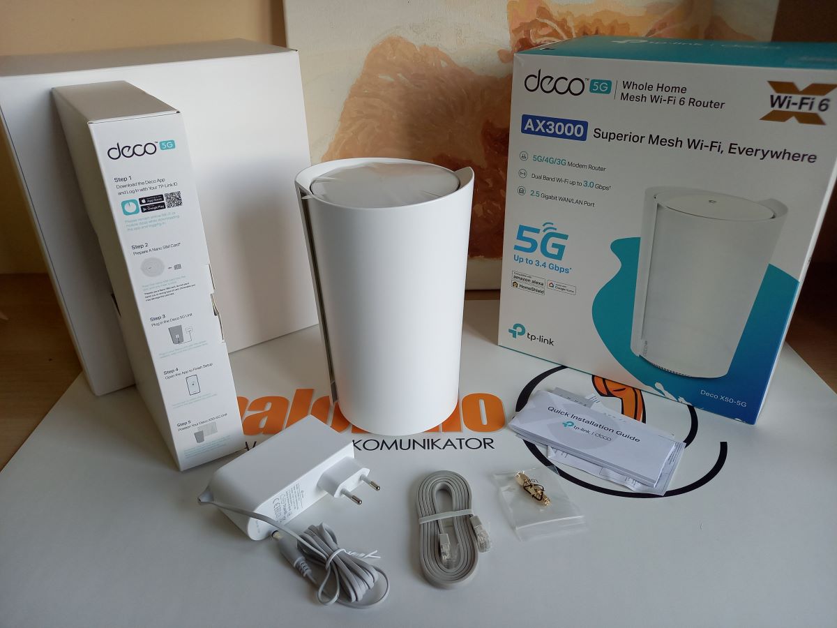 Router 5G Deco X50-5G - test, recenzja - halohalo.pl