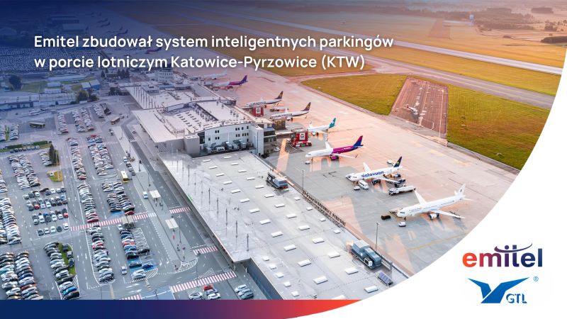 Emitel zbudował system zarządzania miejscami parkingowymi na lotnisku w ...